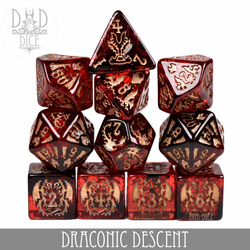 Draconic Descent 11 Dice Set