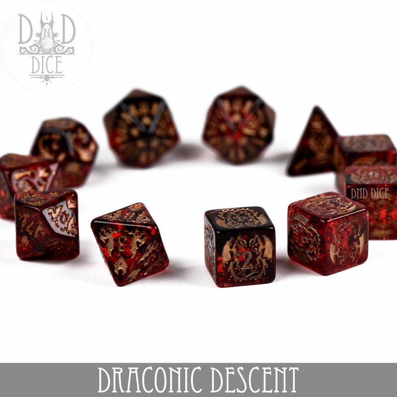 Draconic Descent 11 Dice Set