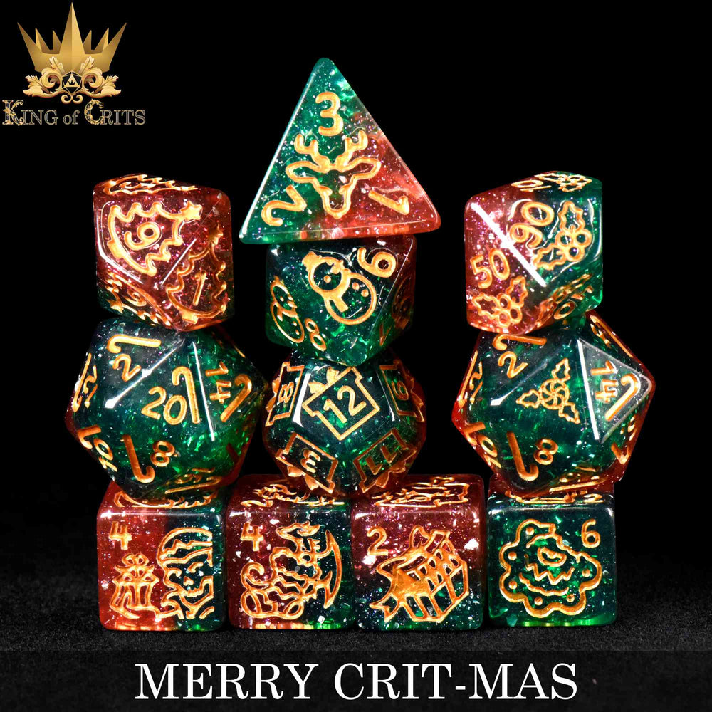 Merry Crit-Mas 11 Dice Set
