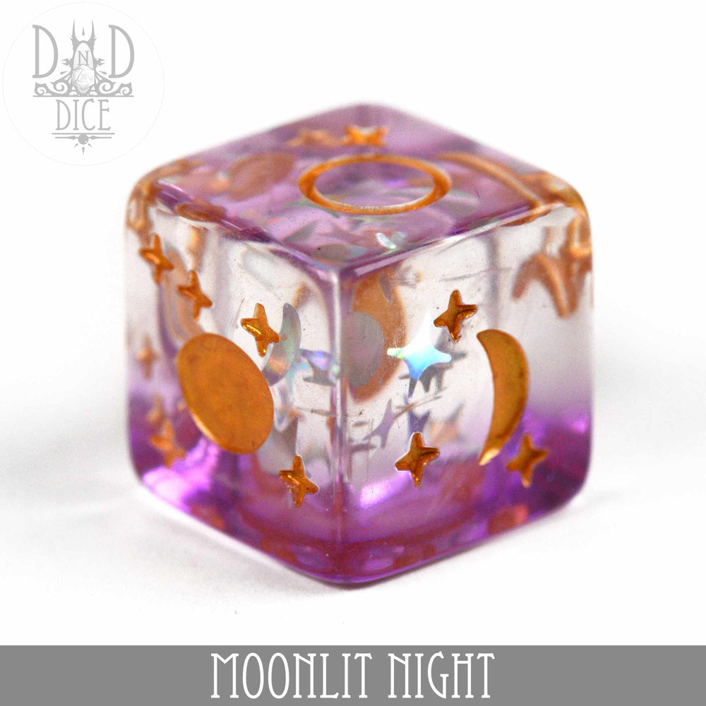 Moonlit Night 12 Dice Set