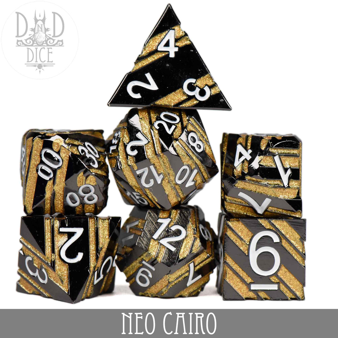Neo Cairo Metal Dice Set