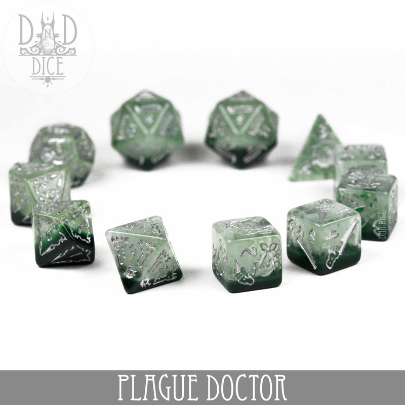 Plague Doctor 11 Dice Set