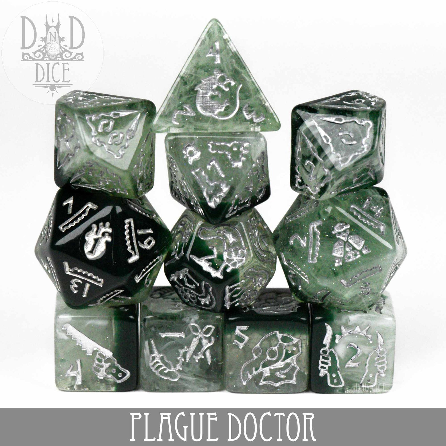 Plague Doctor 11 Dice Set
