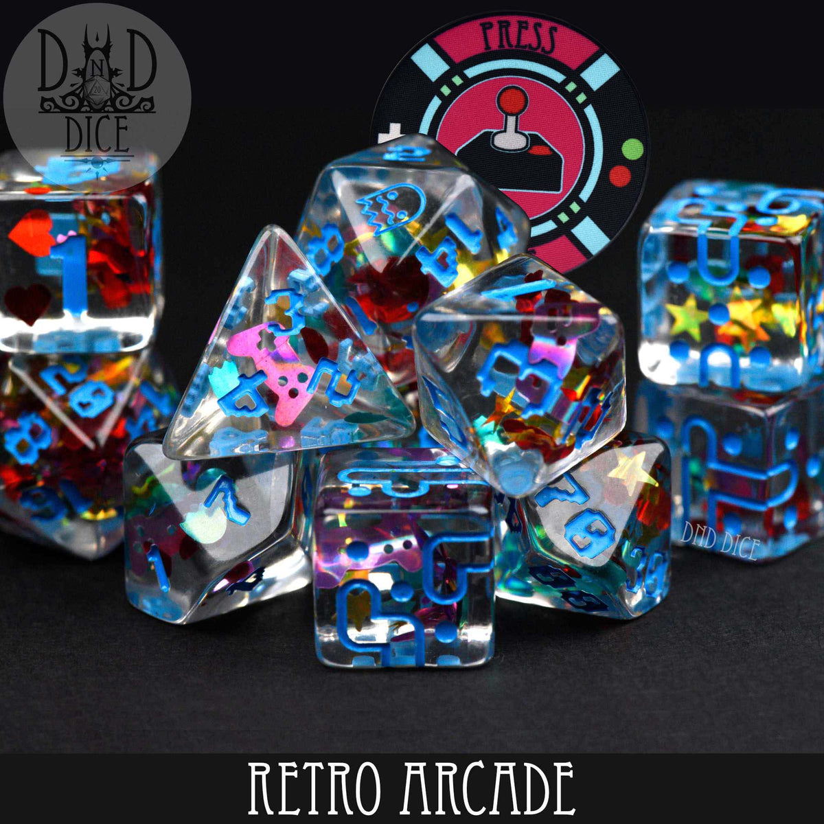 Retro Arcade 11 Dice Set