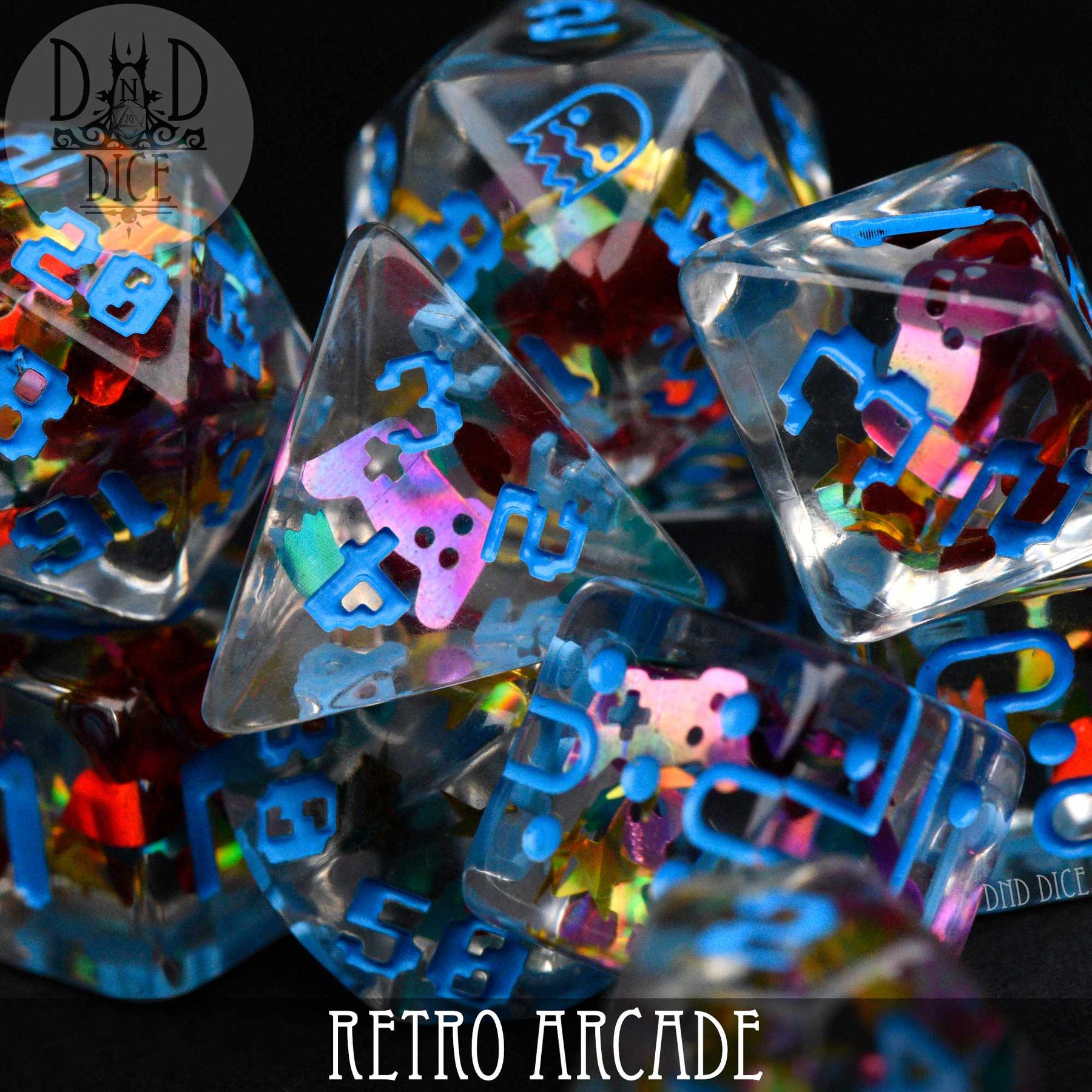 Retro Arcade 11 Dice Set