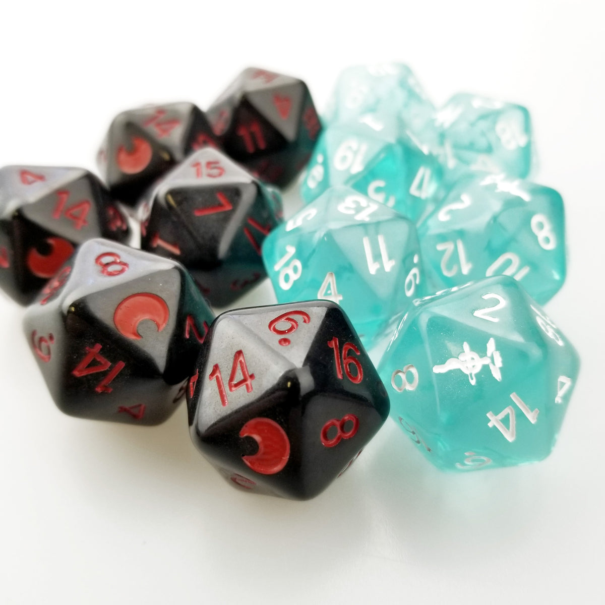 Custom Polyhedral Dice D6, 34mm D20 | Made in USA | Friendly Customer ...