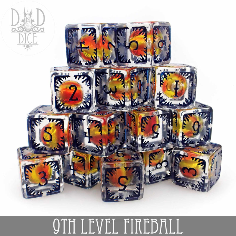 9th Level Fireball 14 Dice Set