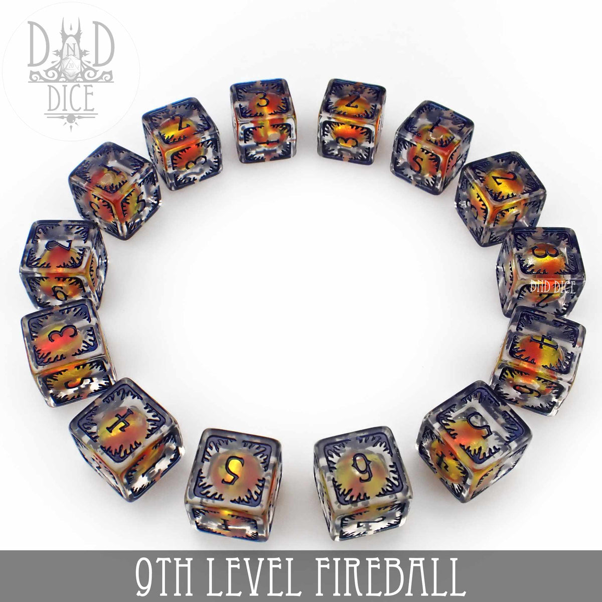 9th Level Fireball 14 Dice Set