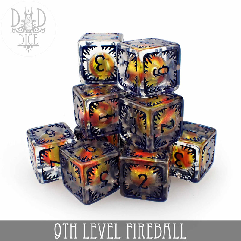 9th Level Fireball 14 Dice Set