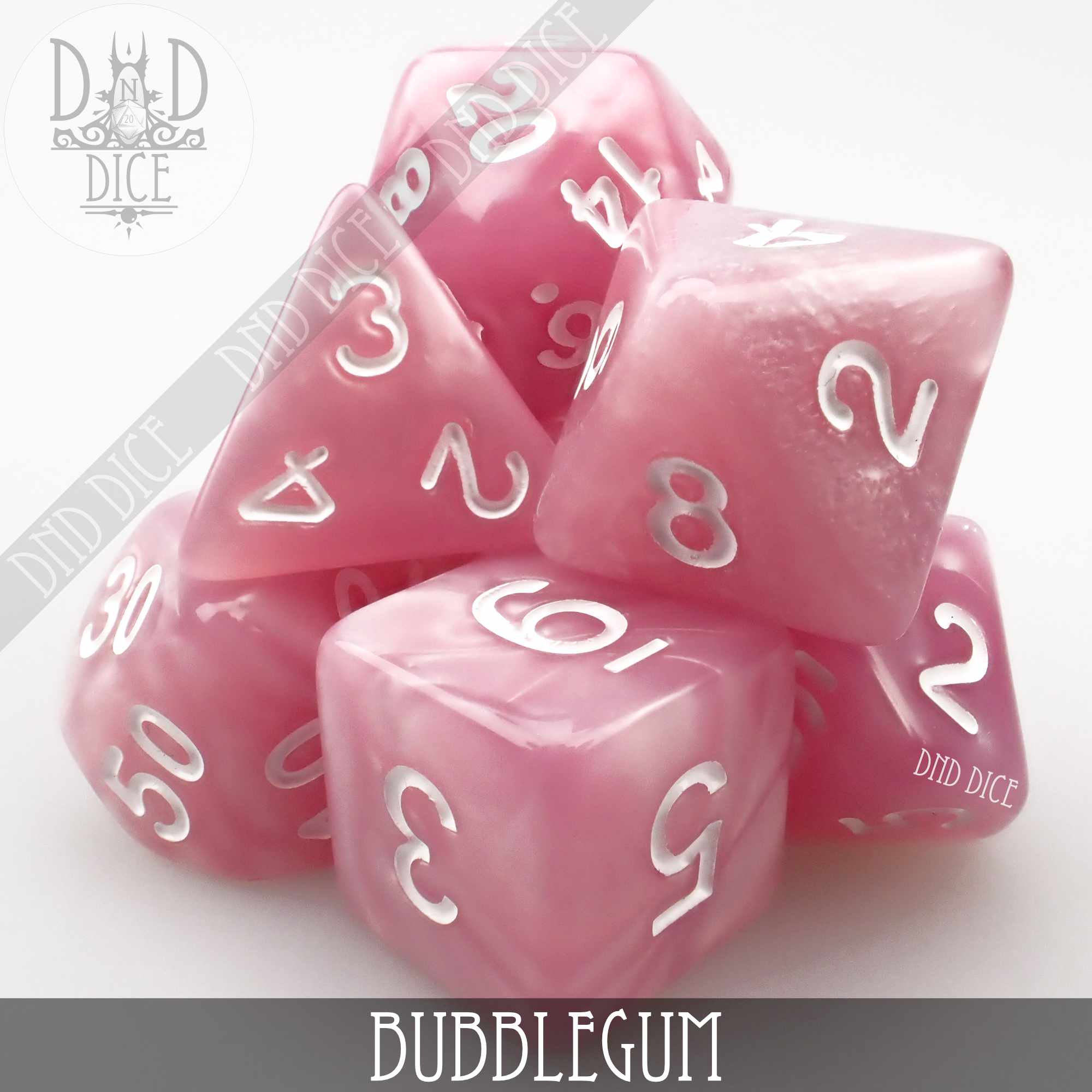 Bubblegum Dice Set
