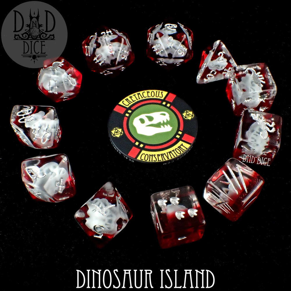 Dinosaur Island 11 Dice Set