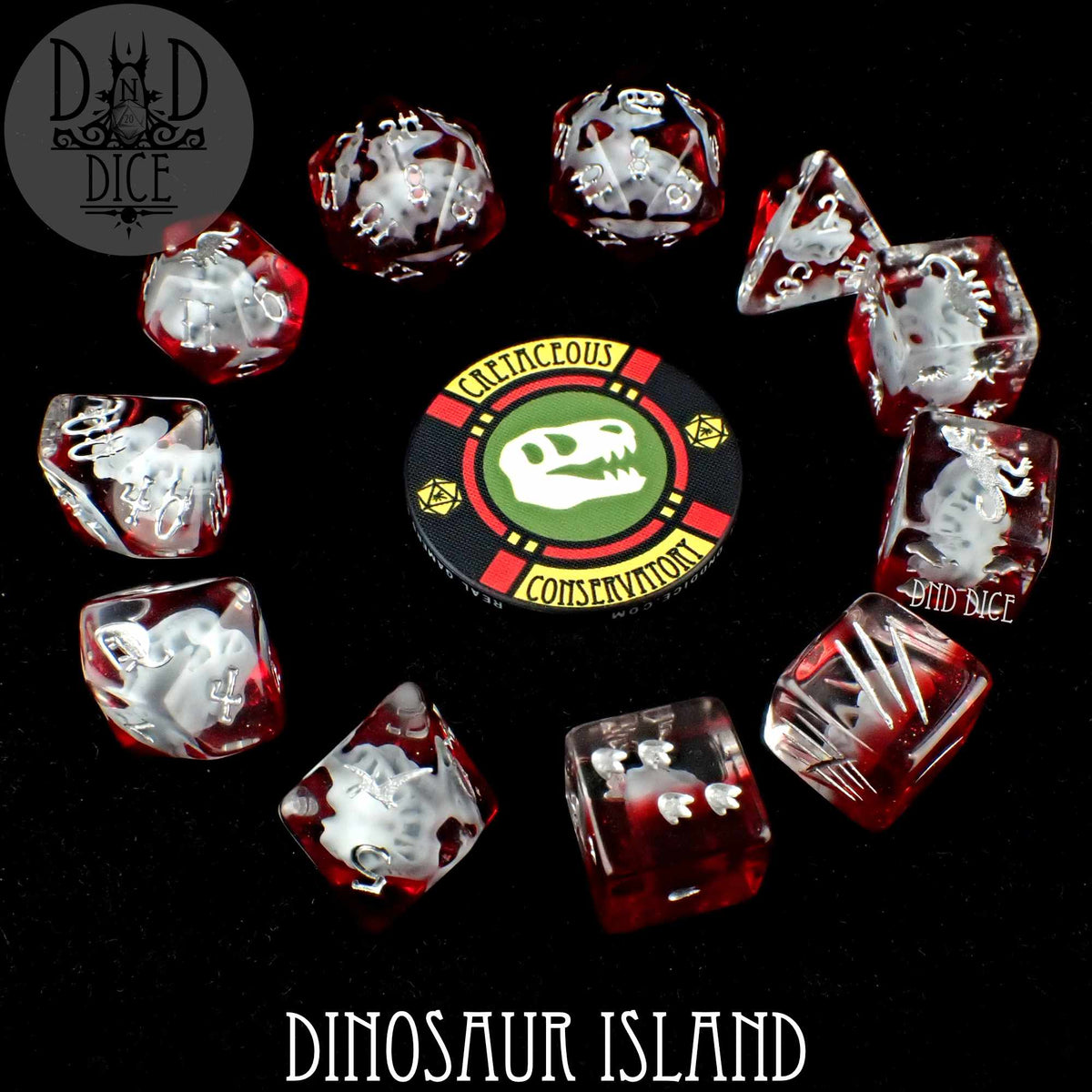 Dinosaur Island 11 Dice Set