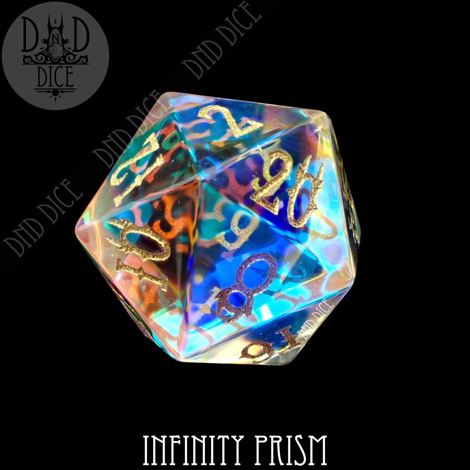 Infinity Prism 7 Glass Dice Set (Gift Box)