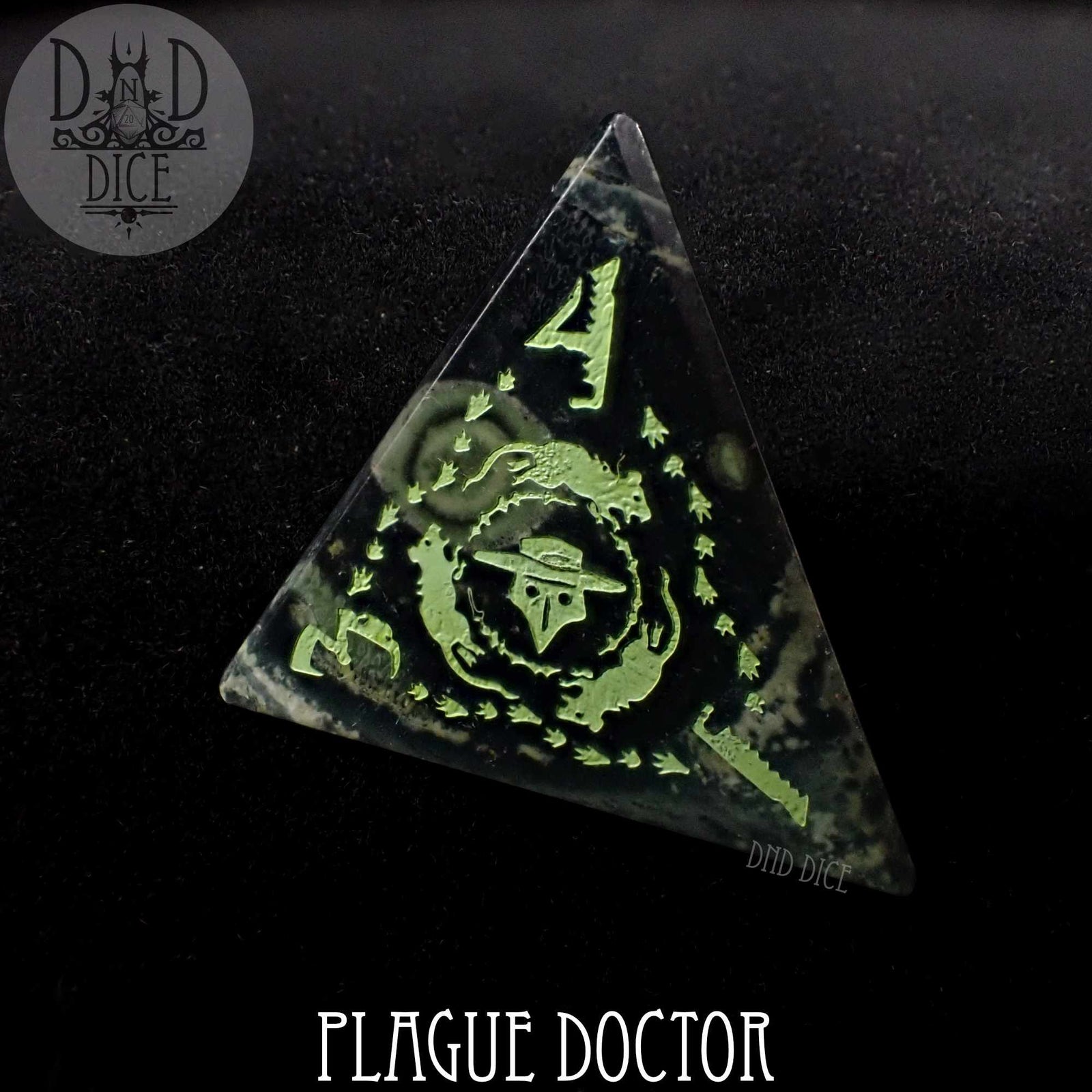 Plague Doctor Gemstone Dice Set (Gift Box)