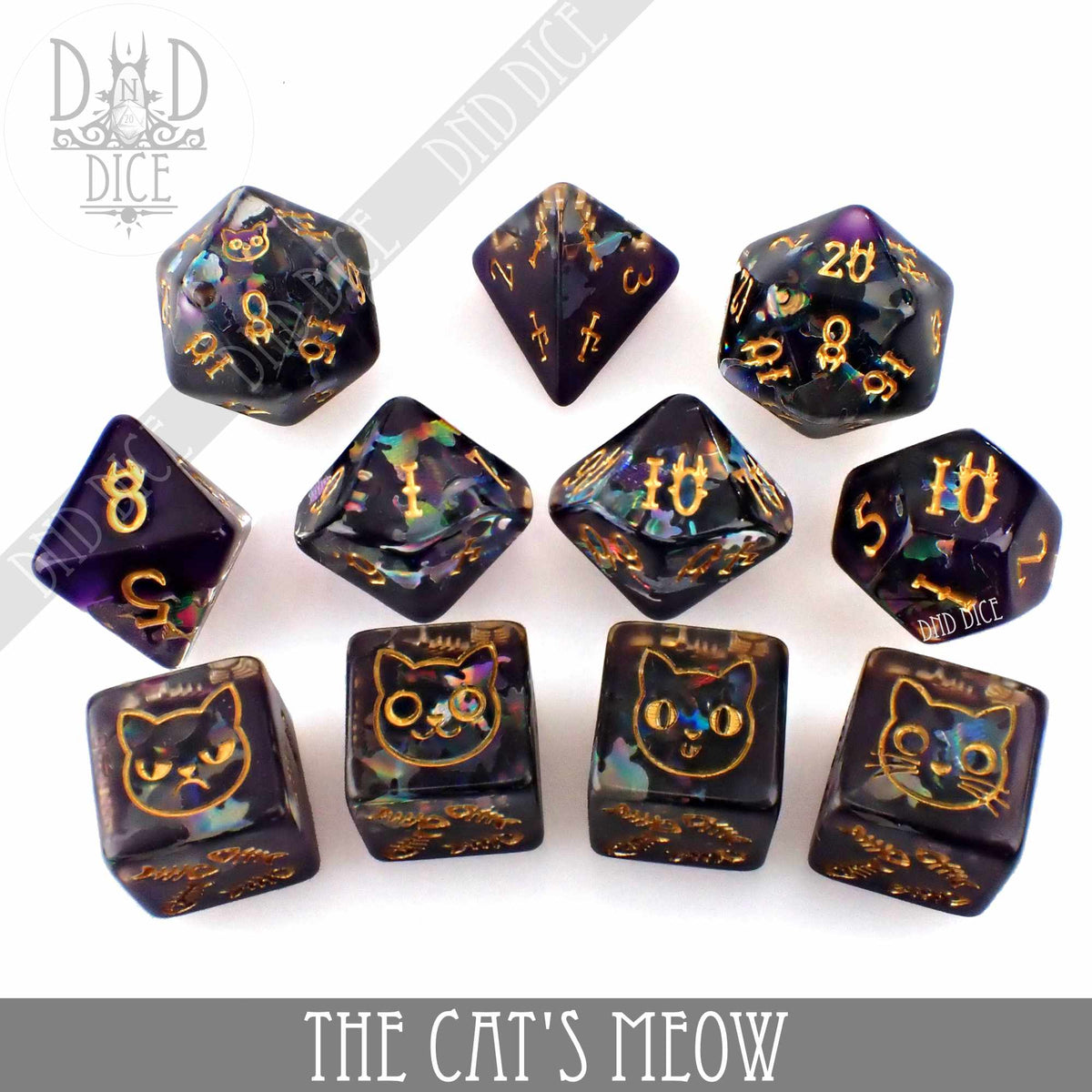 The Cat's Meow 11 Dice Set