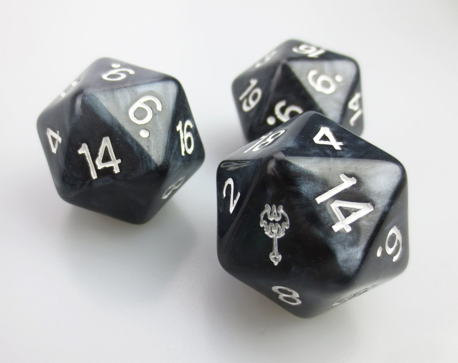 Custom Polyhedral Dice D6, 34mm D20 | Made in USA | Friendly Customer ...
